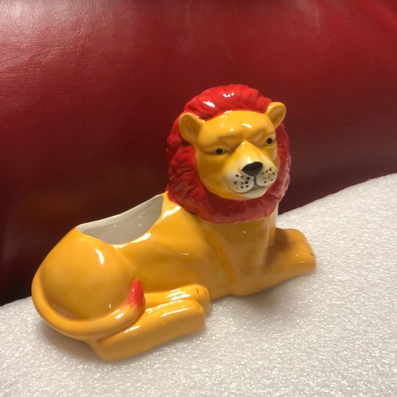 Transpac | Other | Transpac Lion Planter | Poshmark